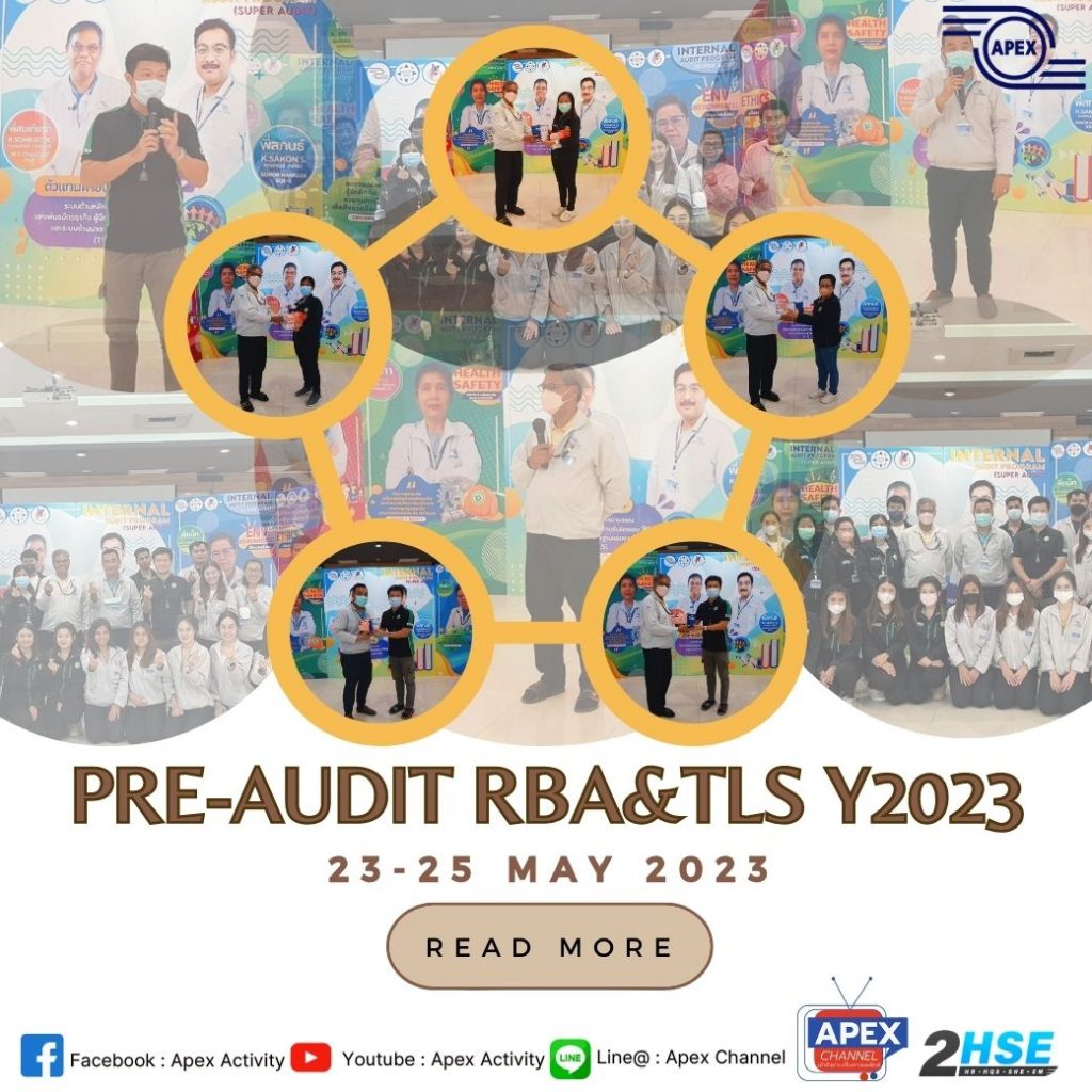 เสร็จสิ้นการ Internal Audit Program RBA&TLS เป็นที่เรียบร้อยแล้ว – MIS ...