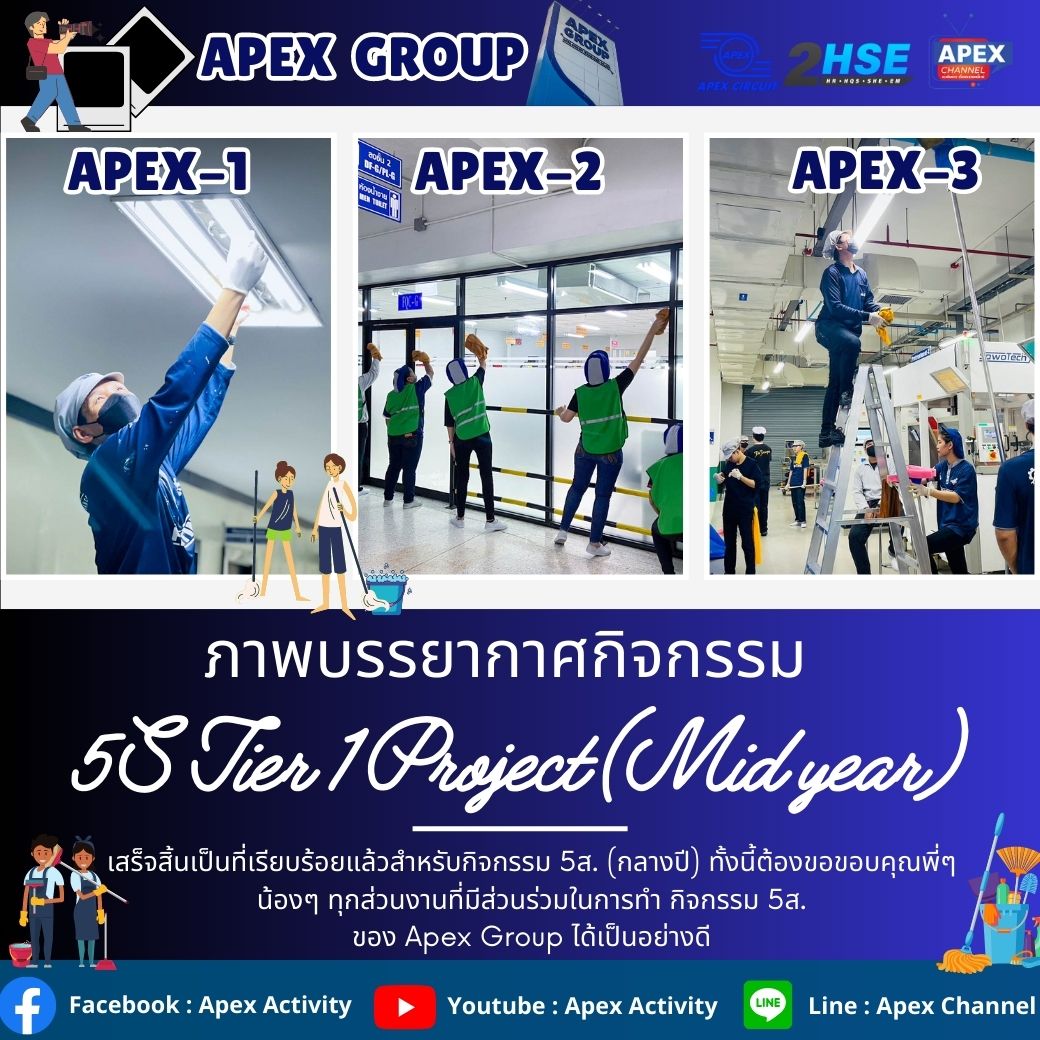 👉ภาพบรรยากาศกิจกรรม : 5S Tier 1 Project (Mid year)🤝 – MIS INFORMATION