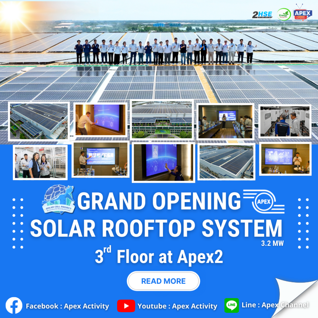 Grand Opening : Solar Rooftop System 3.2 MW at Apex 2 | 10 September ...