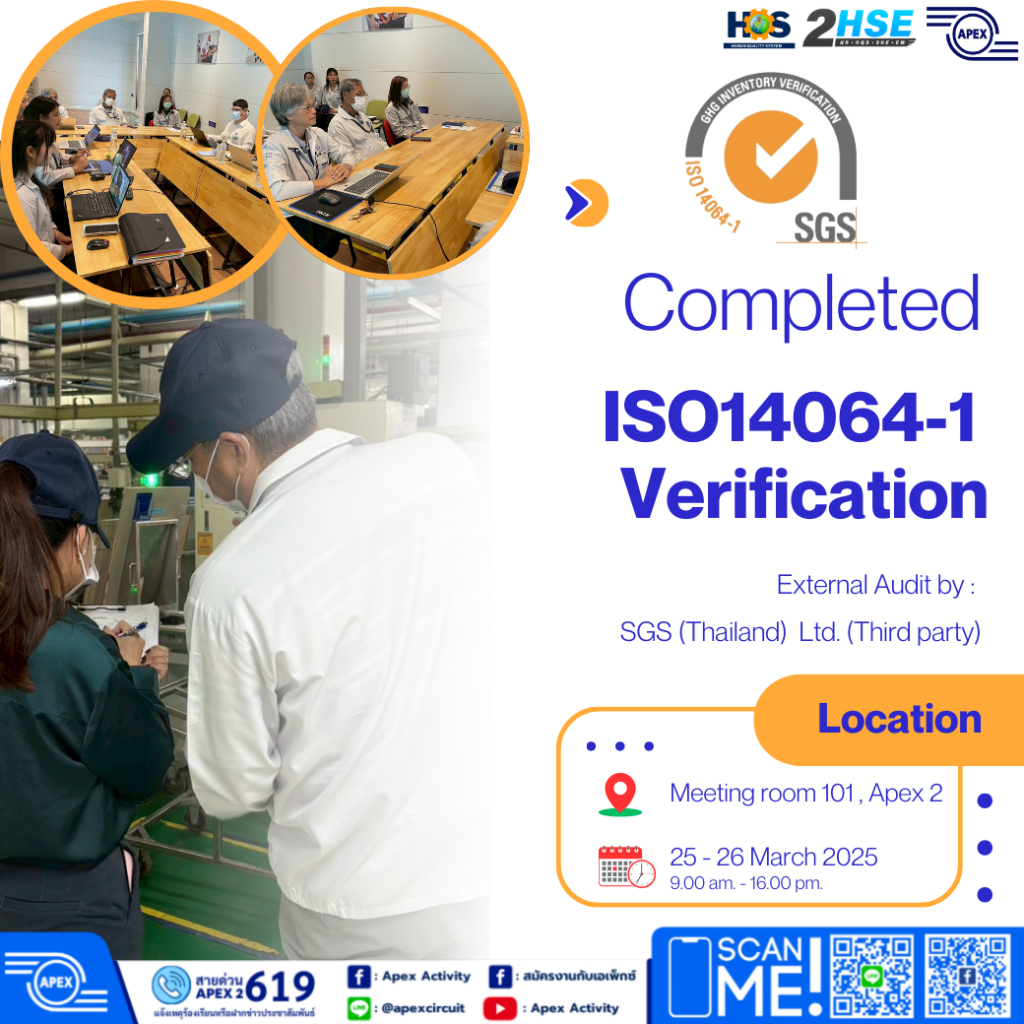การทวนสอบปริมาณการปล่อยและดูดกลับก๊าซเรือนกระจกขององค์กร ISO 14064-1 ...
